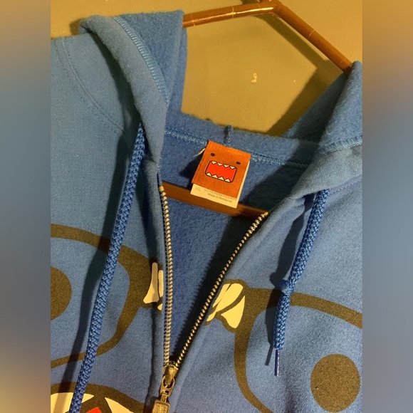 Sanrio | Sweaters | Copy Domo Zip Up Nerd Scene Hoodie | Poshmark